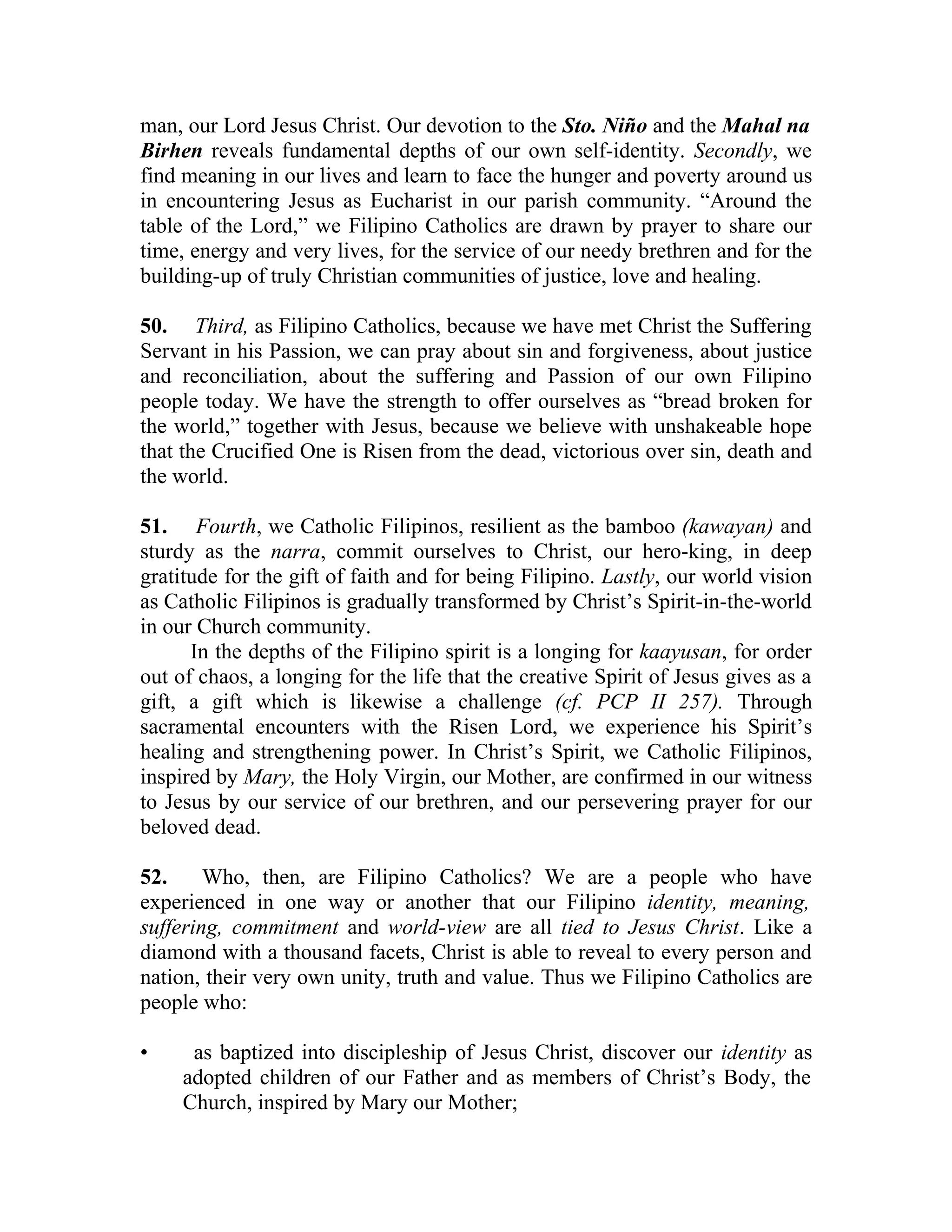Catechism for filipino catholics (cfc) | DOC