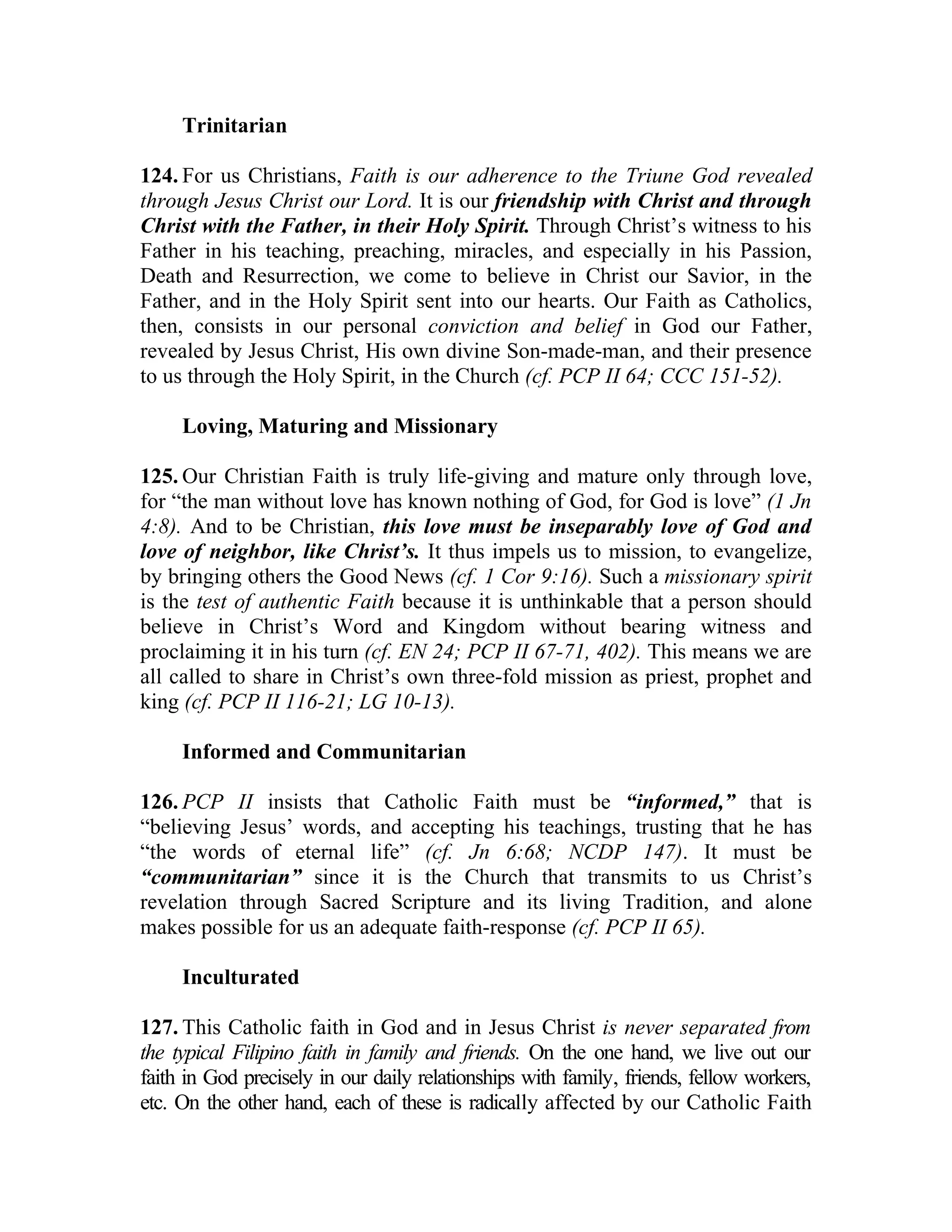 Catechism for filipino catholics (cfc) | DOC