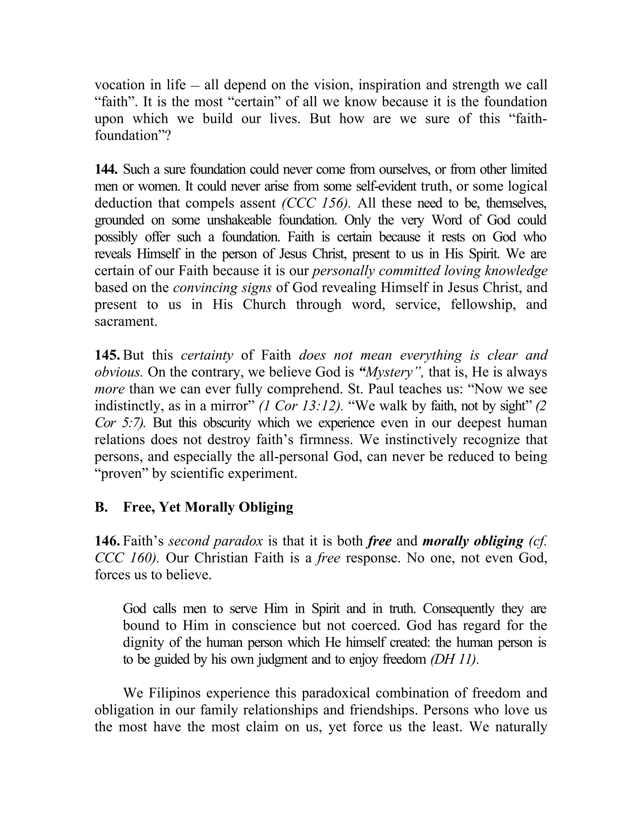 Catechism for filipino catholics (cfc) | DOC