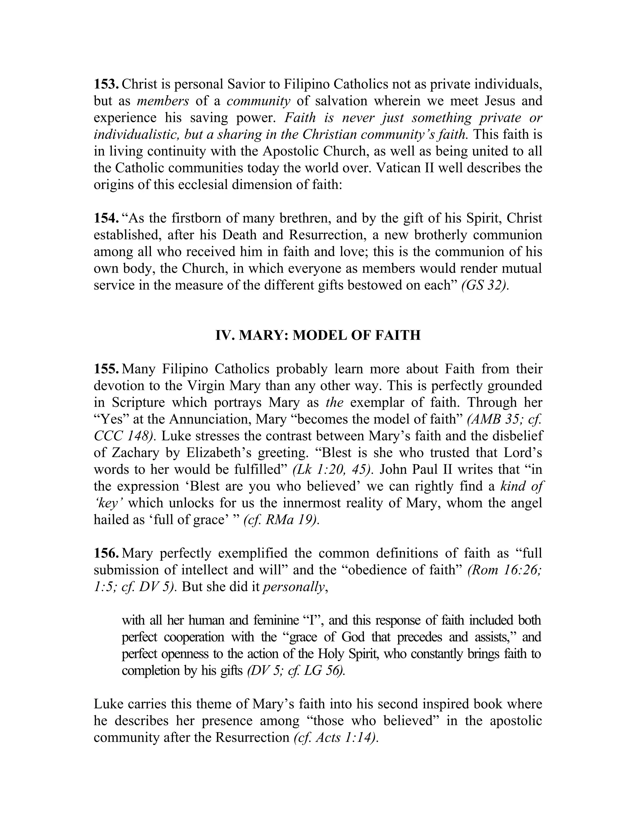 Catechism for filipino catholics (cfc) | DOC