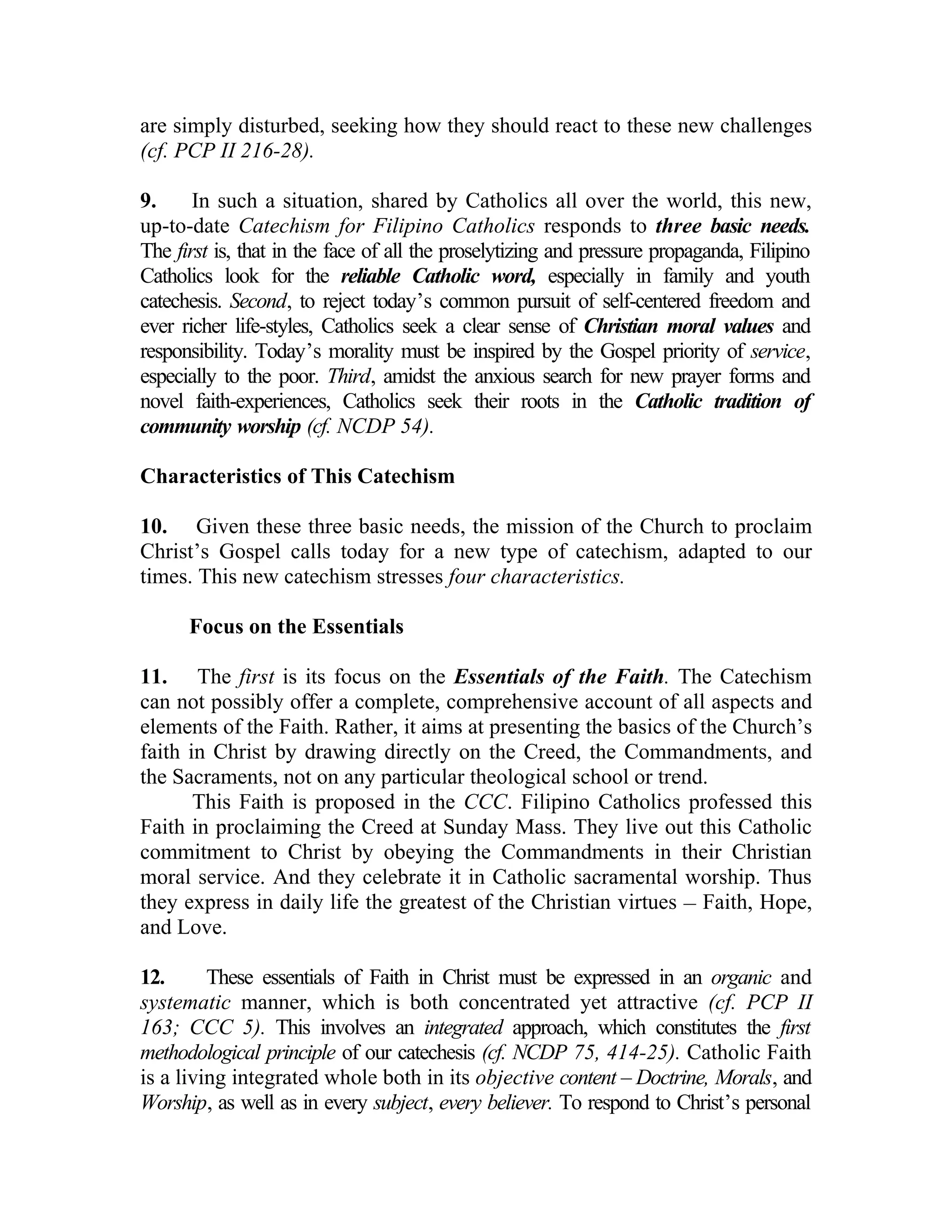 Catechism for filipino catholics (cfc) | DOC