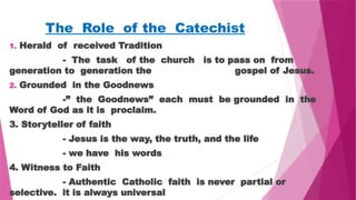 Presentation for Catechist Orientation Seminar | PPTX