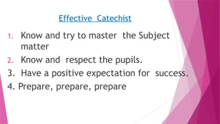 Presentation for Catechist Orientation Seminar | PPTX