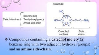 Catecholamines - Rivin | PPTX