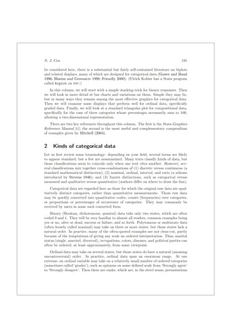 Categorical data stata cox 2004 | PDF