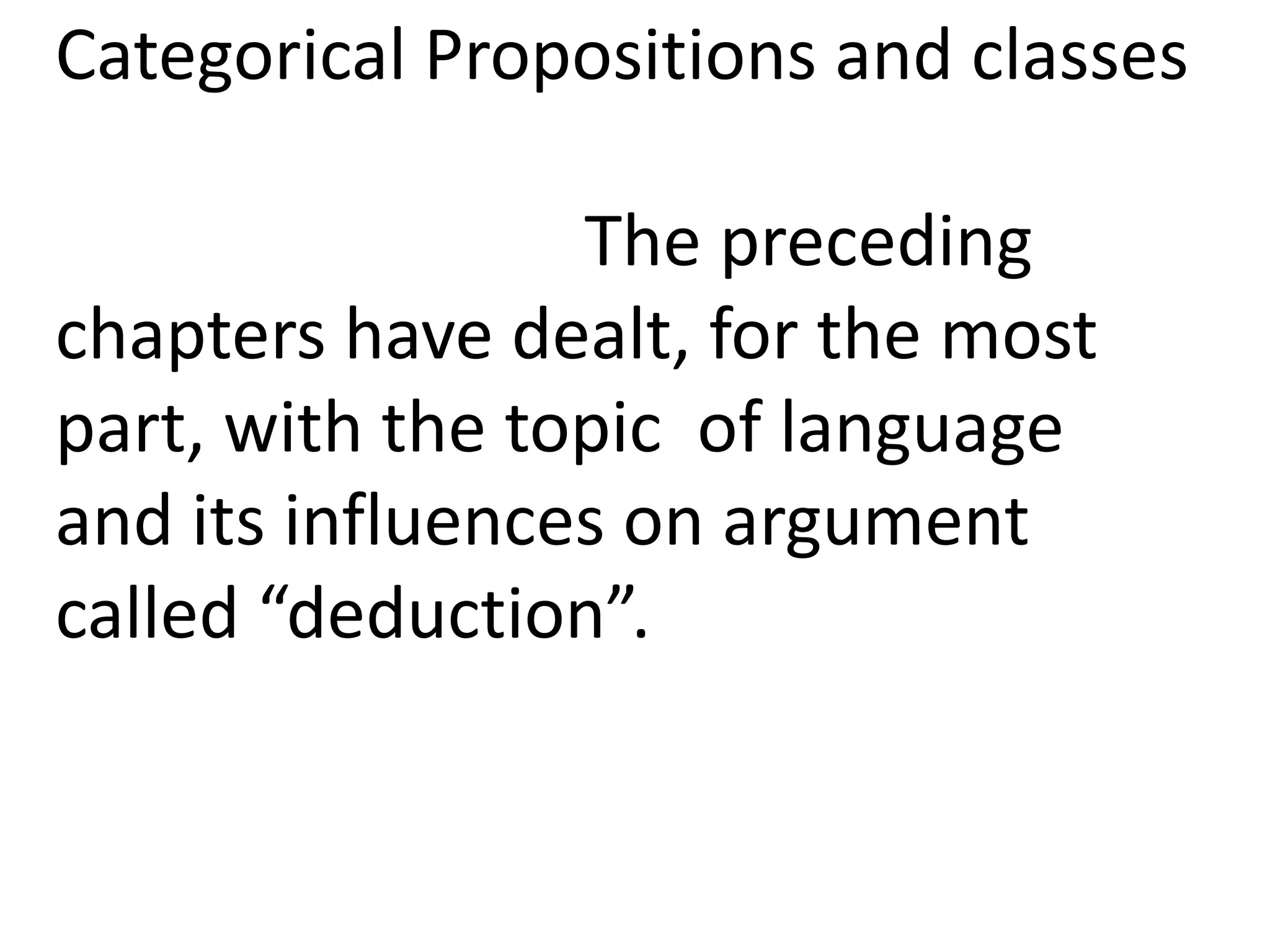 Categorical prepositions | PPTX