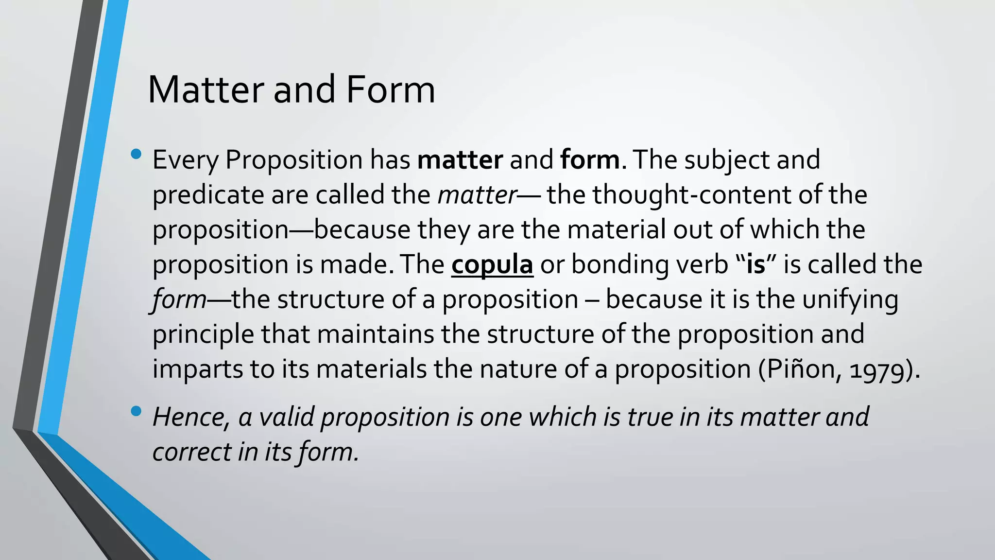 Categorical Propositions- Logic | PPTX