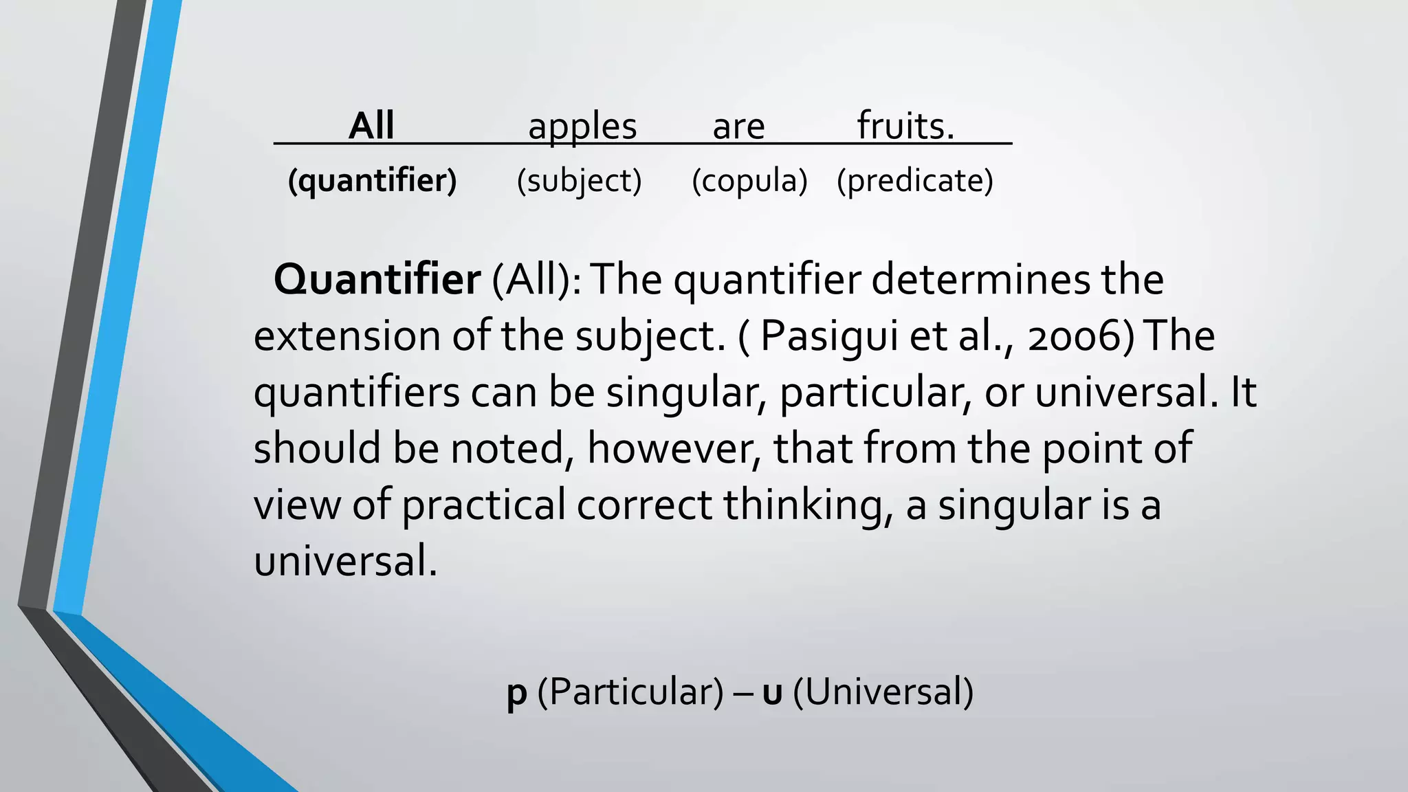 Categorical Propositions- Logic | PPTX