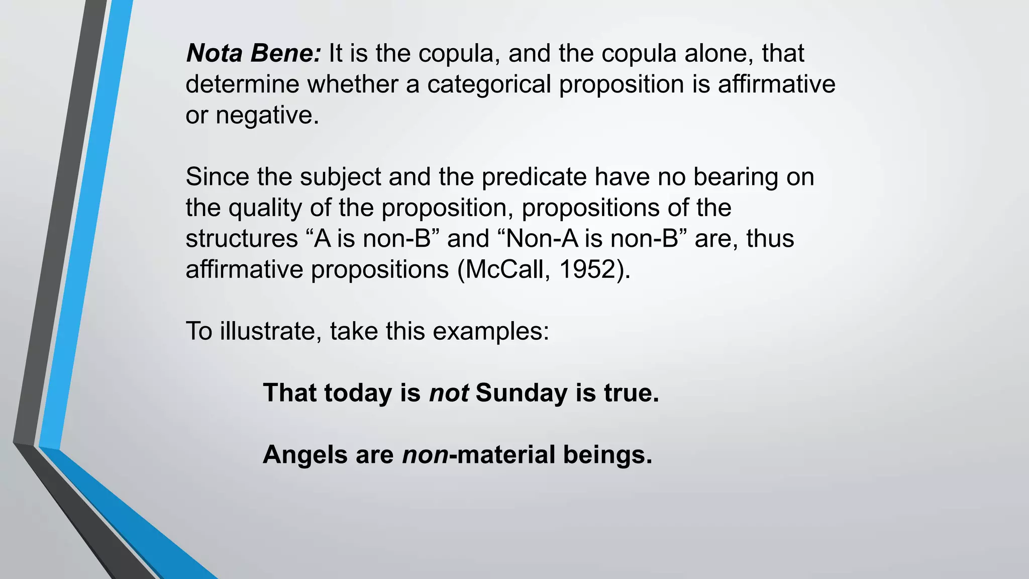 Categorical Propositions- Logic | PPTX