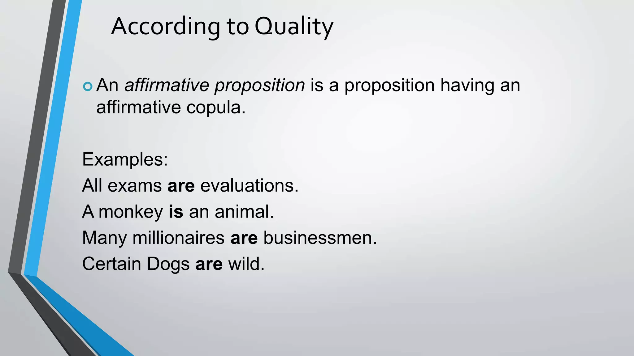 Categorical Propositions- Logic | PPTX