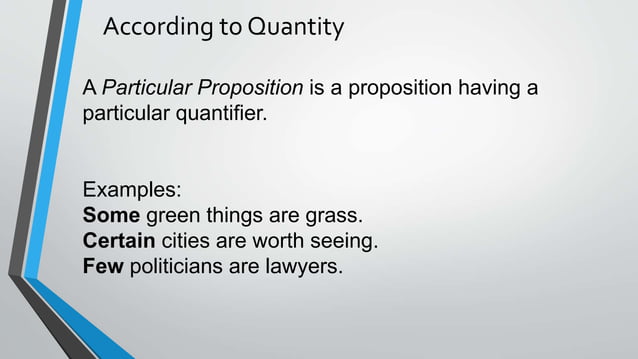 Categorical Propositions- Logic | PPTX | Food & Drink