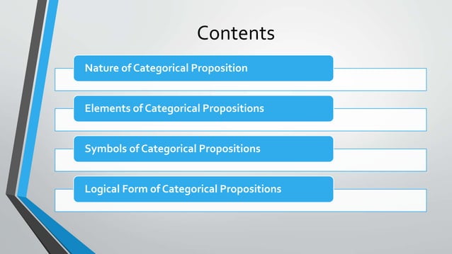 Categorical Propositions- Logic | PPTX | Food & Drink