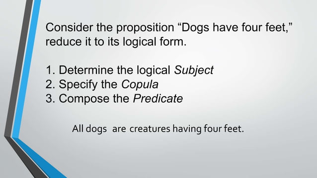 Categorical Propositions- Logic | PPTX | Food & Drink