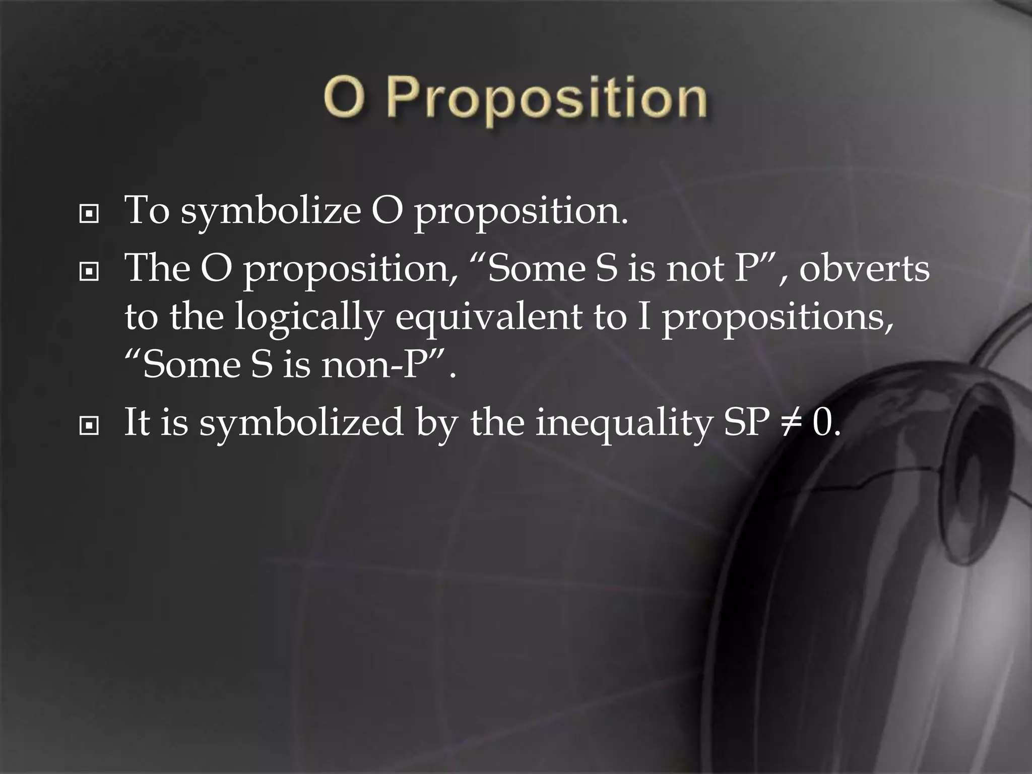 Symbolism And Diagram for Categorical Proposition | PPTX
