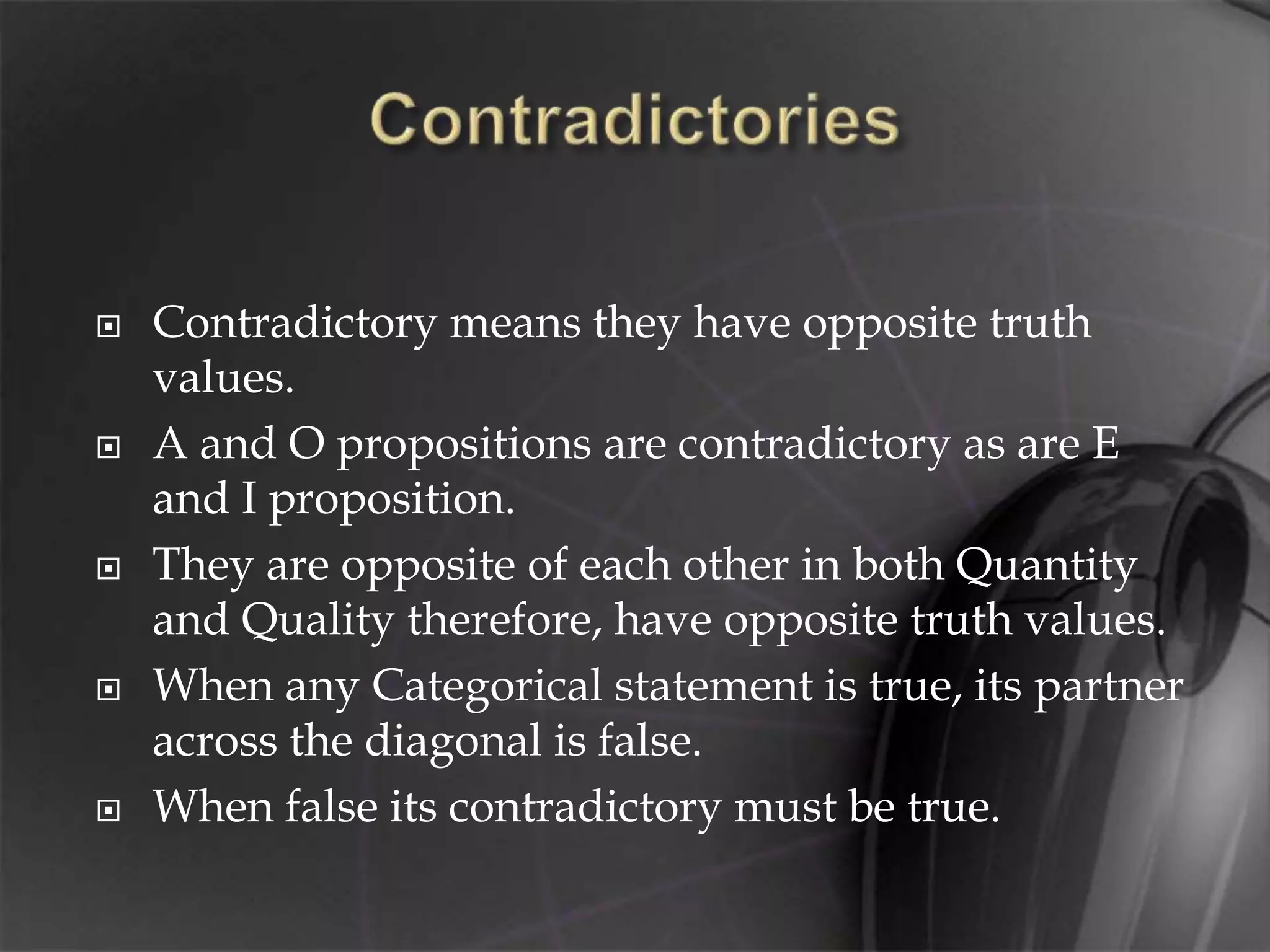 Symbolism And Diagram for Categorical Proposition | PPTX