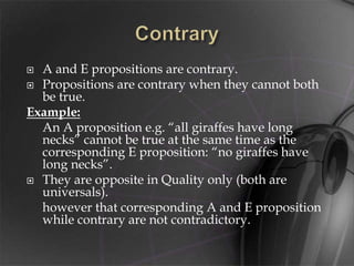 Symbolism And Diagram for Categorical Proposition | PPTX