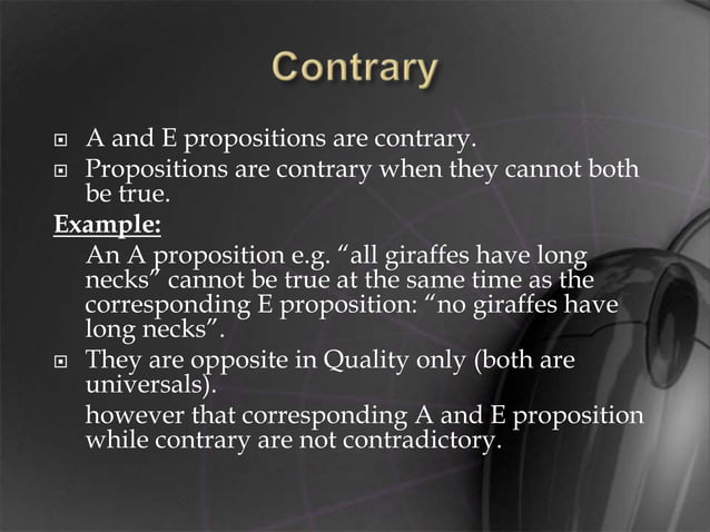 Symbolism And Diagram for Categorical Proposition | PPTX