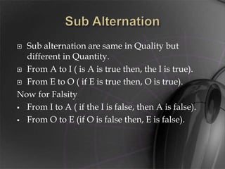 Symbolism And Diagram for Categorical Proposition | PPTX