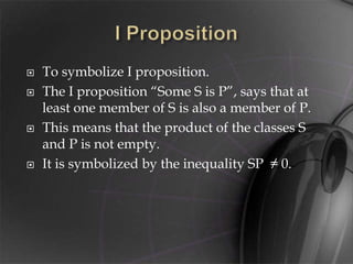 Symbolism And Diagram for Categorical Proposition | PPTX