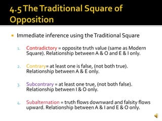 Categorical Propositions 4.3, 4.5, 4.6 W Sound | PPT