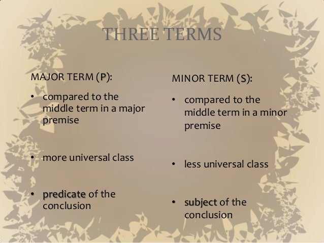 CATEGORICAL SYLLOGISM categorical-syllogism