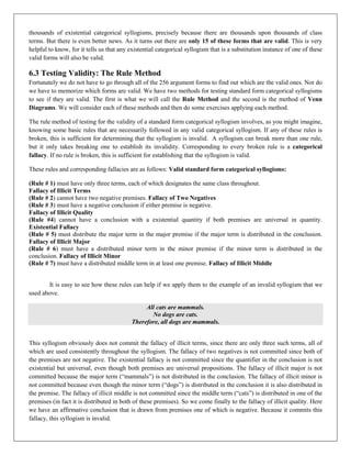 Categorical Syllogism.pdf | Cats | Pets