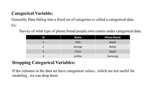 How to Handle Categorical Data | PPTX