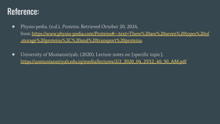Categories-and-Classification-of-Proteinsbiochem-1.pptx.pdf | Endocrine ...