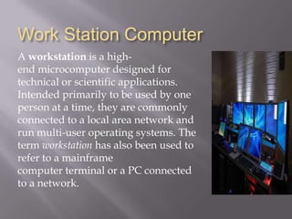 Categories of computer | PPTX