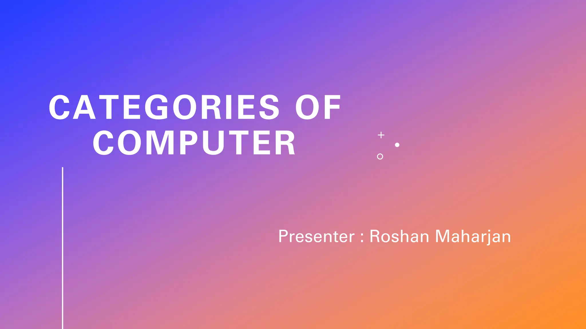Categories of computer | PDF