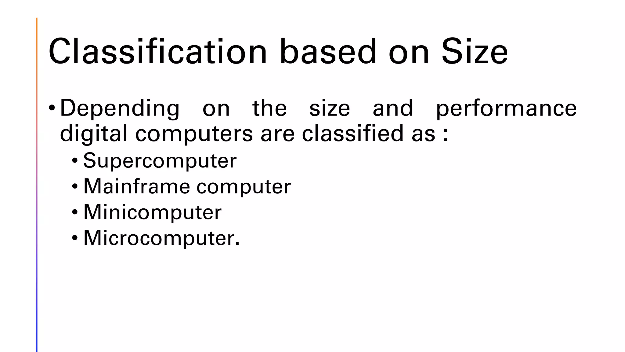 Categories of computer | PDF