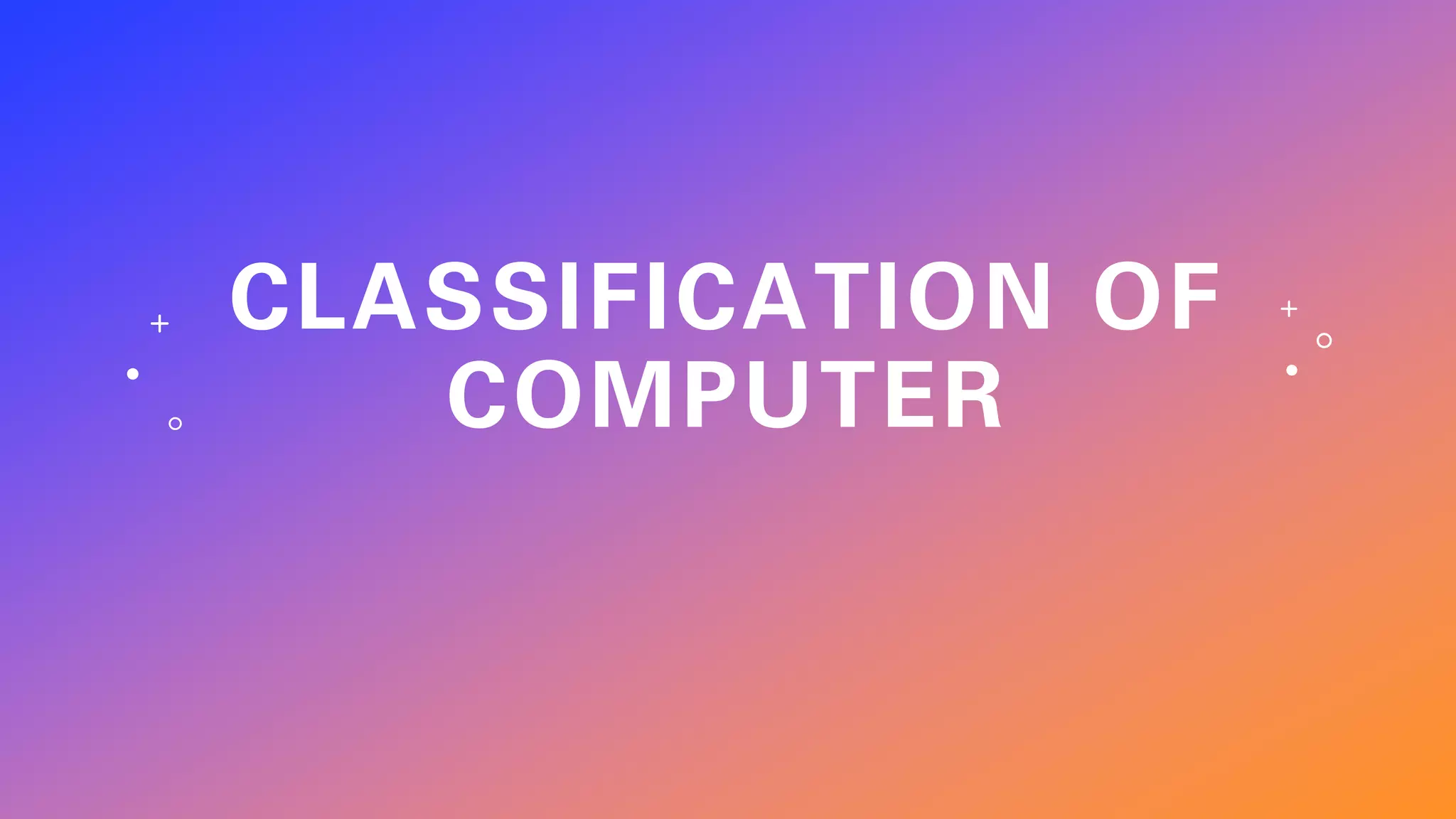 Categories of computer | PDF