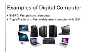 Categories of computer | PDF