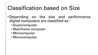 Categories of computer | PDF