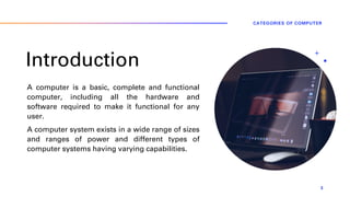 Categories of computer | PDF