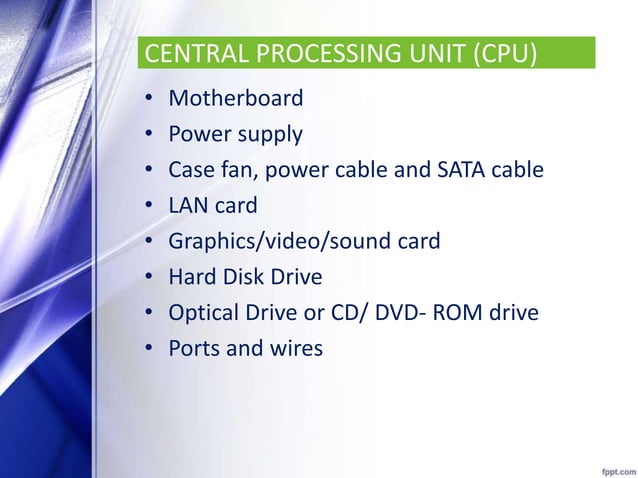 Categories of Computer Hardware | PPTX