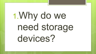 Categories of computer hardware | PPTX