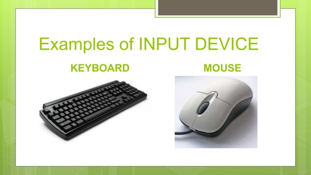 Categories of computer hardware | PPT