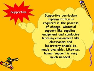 Categories of curriculum change(report in curr d ev) | PPTX