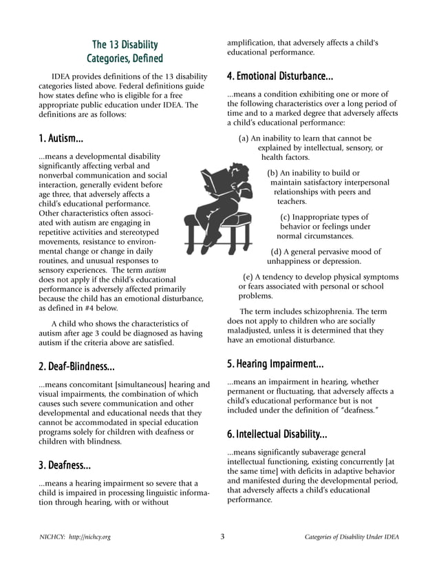 Categories of disability | PDF