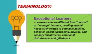 Understanding Categories of Exceptionalities.pptx