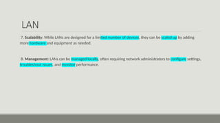 Categories of Computer Networking- LAN, WAN, MAN, PAN | PPT
