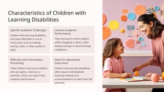 Categories of Special Children and Its Characteristics.pptx