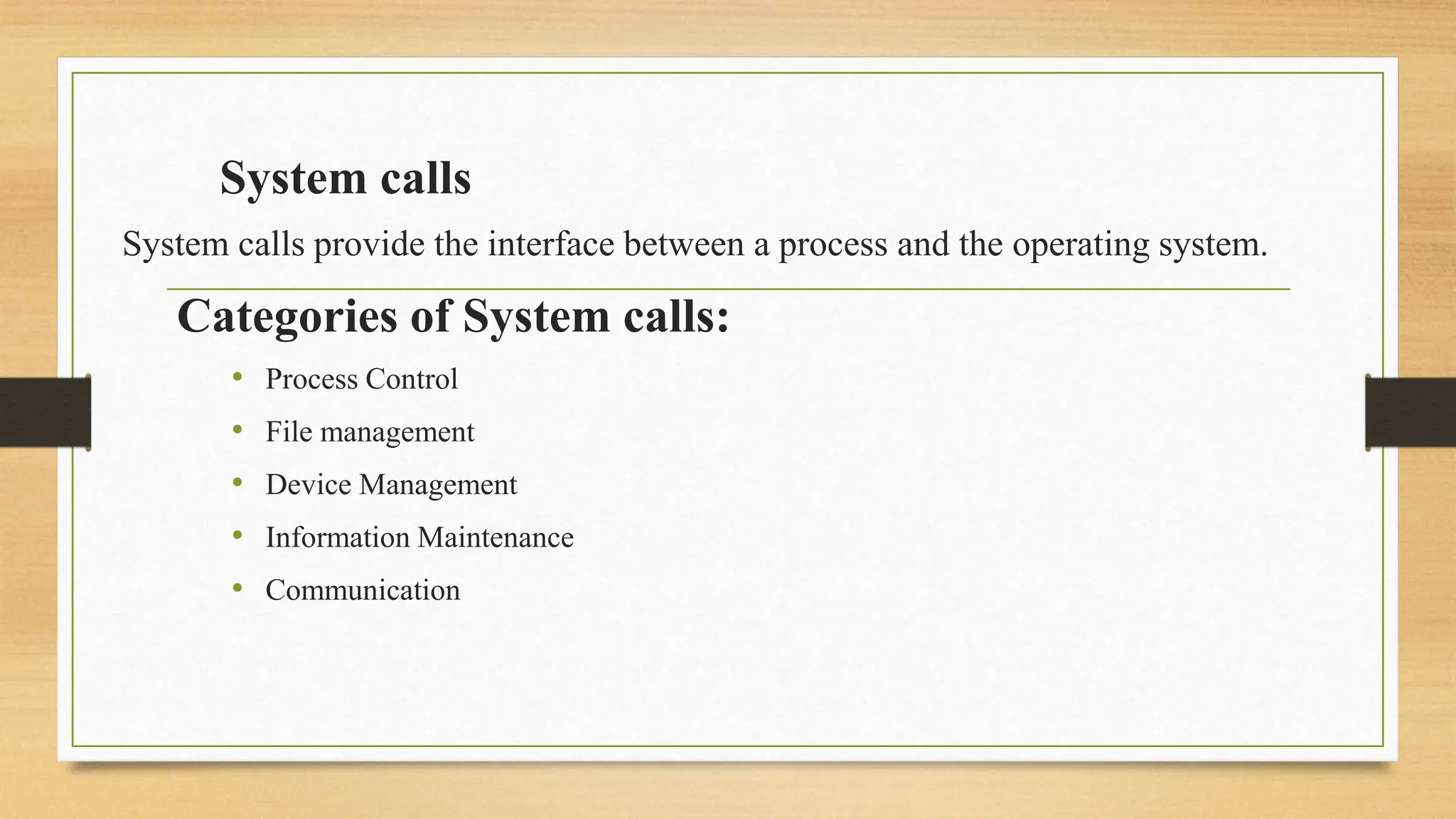 Categories of System Call briefly explained.pptx