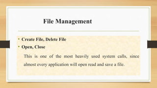 Categories of System Call briefly explained.pptx