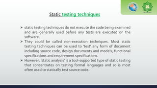 Categories of test design techniques | PPT