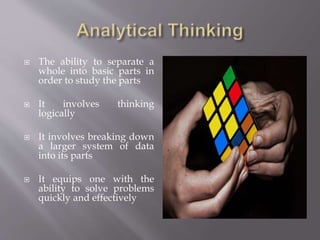 Categories of thinking ppt | PPTX