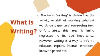 Categories of Writing.pptx--writing --writing--writig | PPT