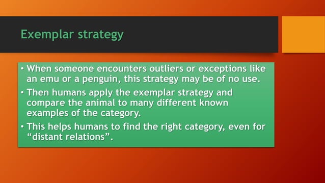 Categorisation in human brain | PPT