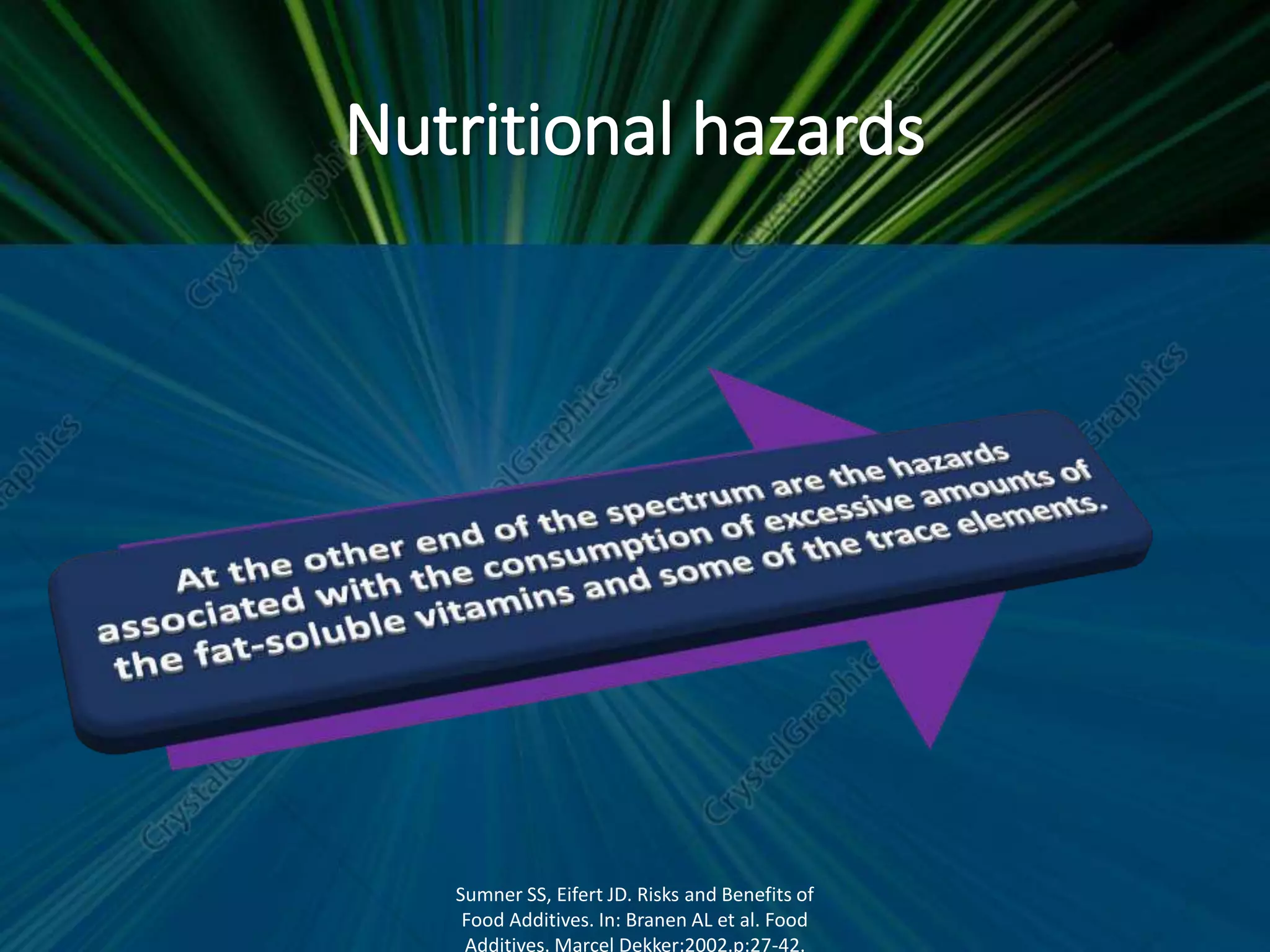 Categorization of risks and benefits (food additives) | PPSX